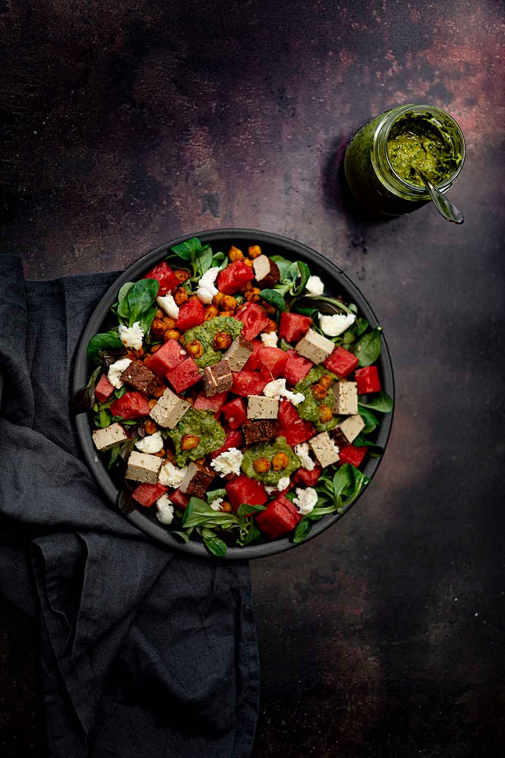 ENSALADA DE SANDÍA Y SALSA VERDE - Laura Ochoa